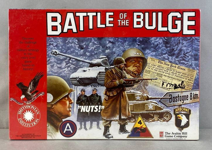 Avalon Hill Battle Of The Bulge Board Game