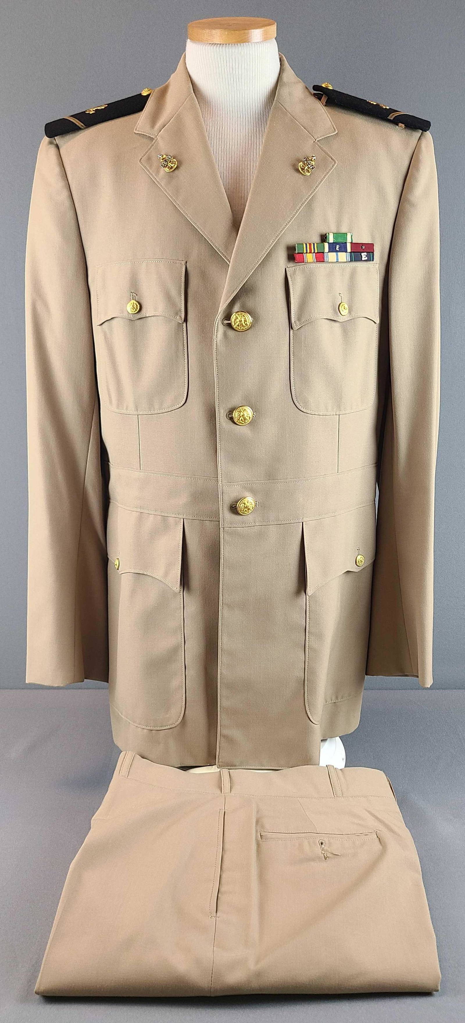 Us Navy Dress Tan Uniform Auction