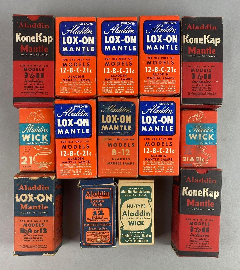 Group Of 14 Aladdin Oil Lamp Wicks Auction