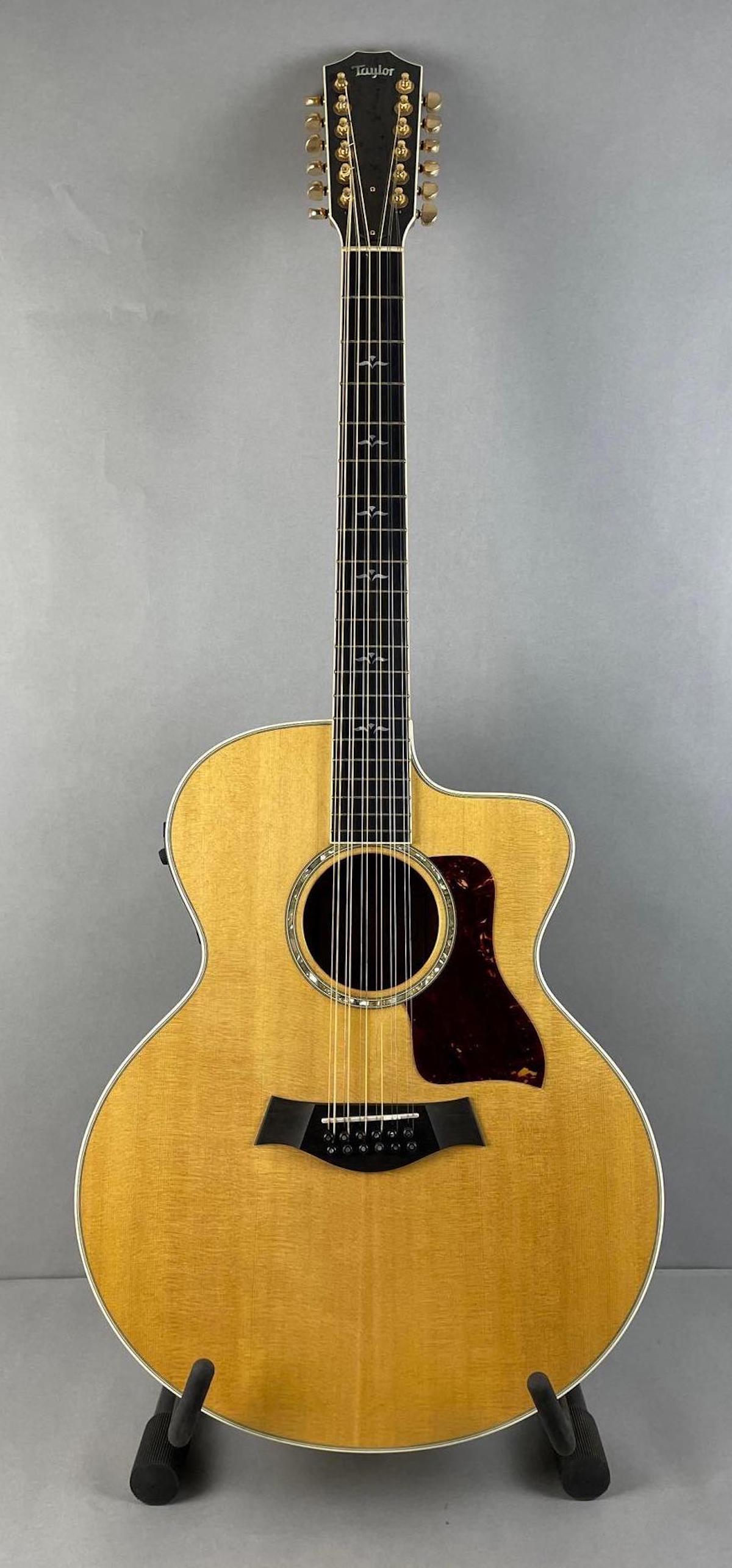 Taylor 655-ce 12 String Acoustic Electric Guitar With Case Auction