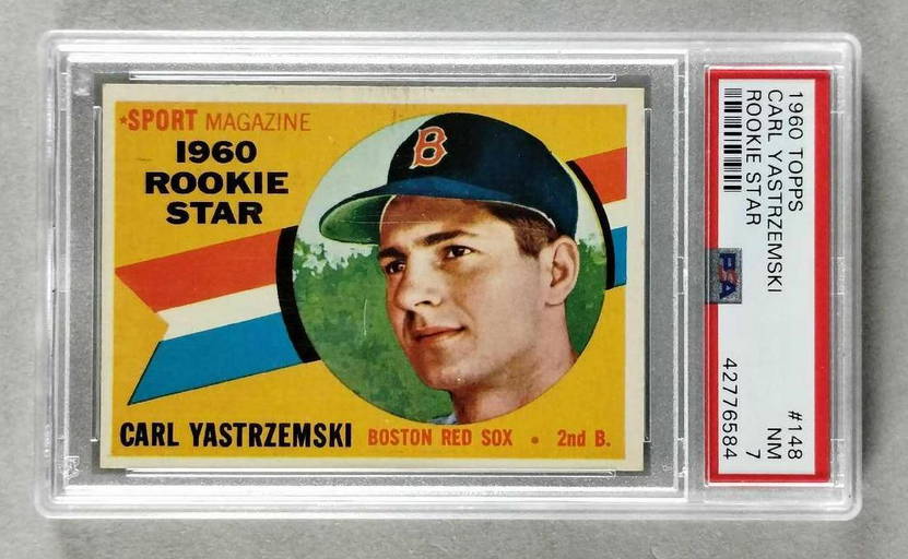 1960 Topps Carl Yastrzemski #148 Psa 7 Rookie