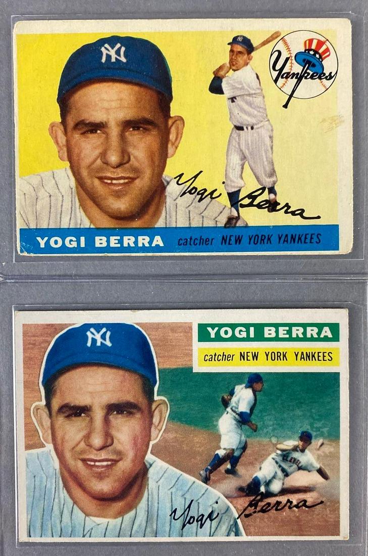 1955 - 56 Topps Yogi Berra Cards Auction