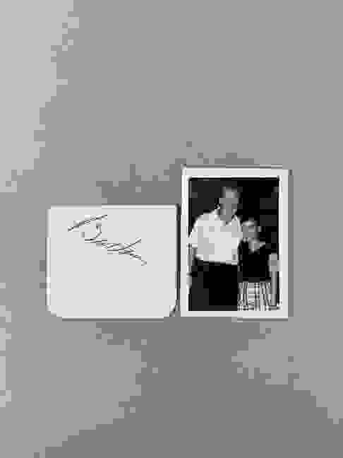 Photo And 2 Signatures Of Bill Veeck Auction