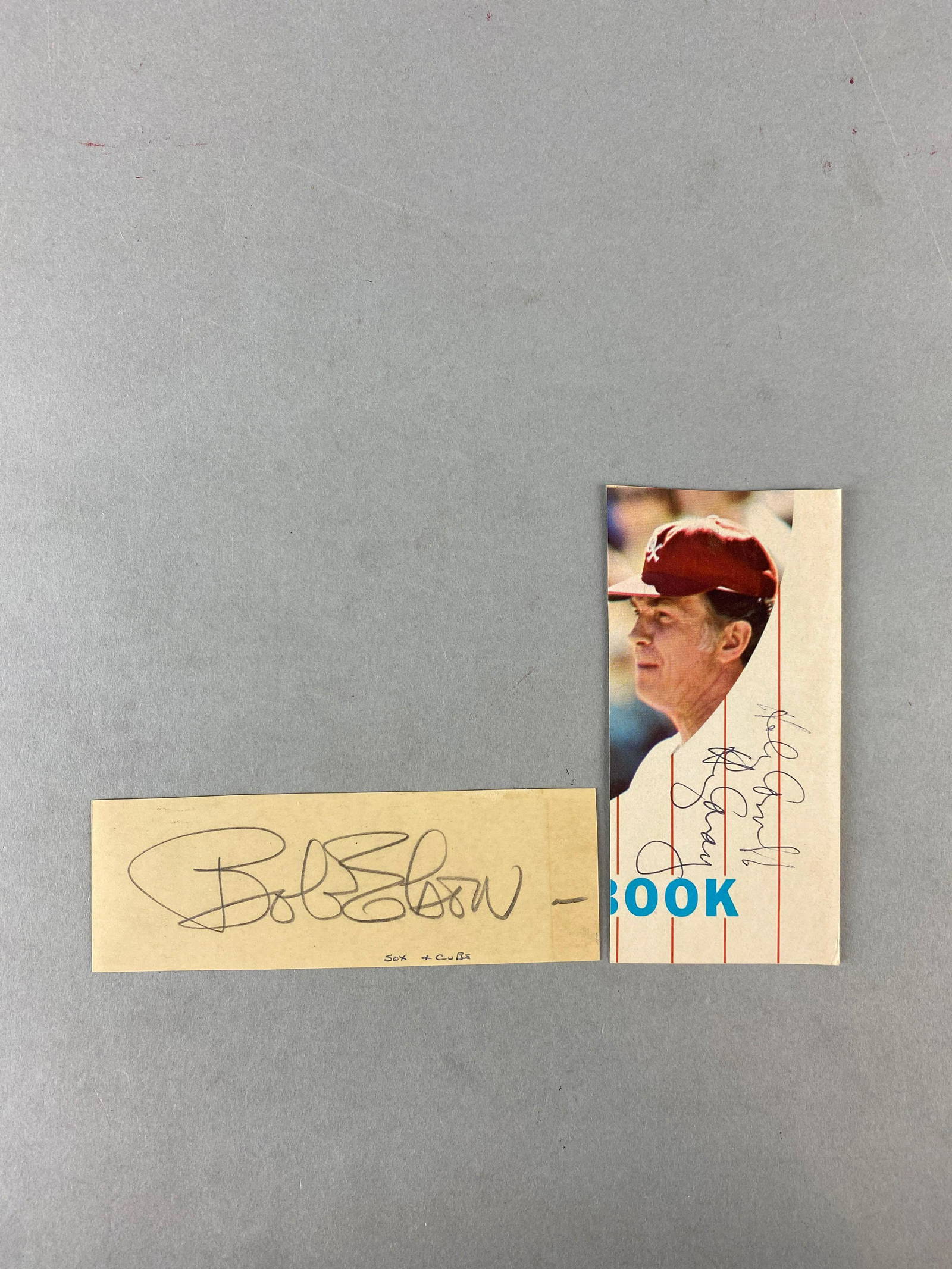 2 - Chicago Legendary Sportscasters Signed Items Auction