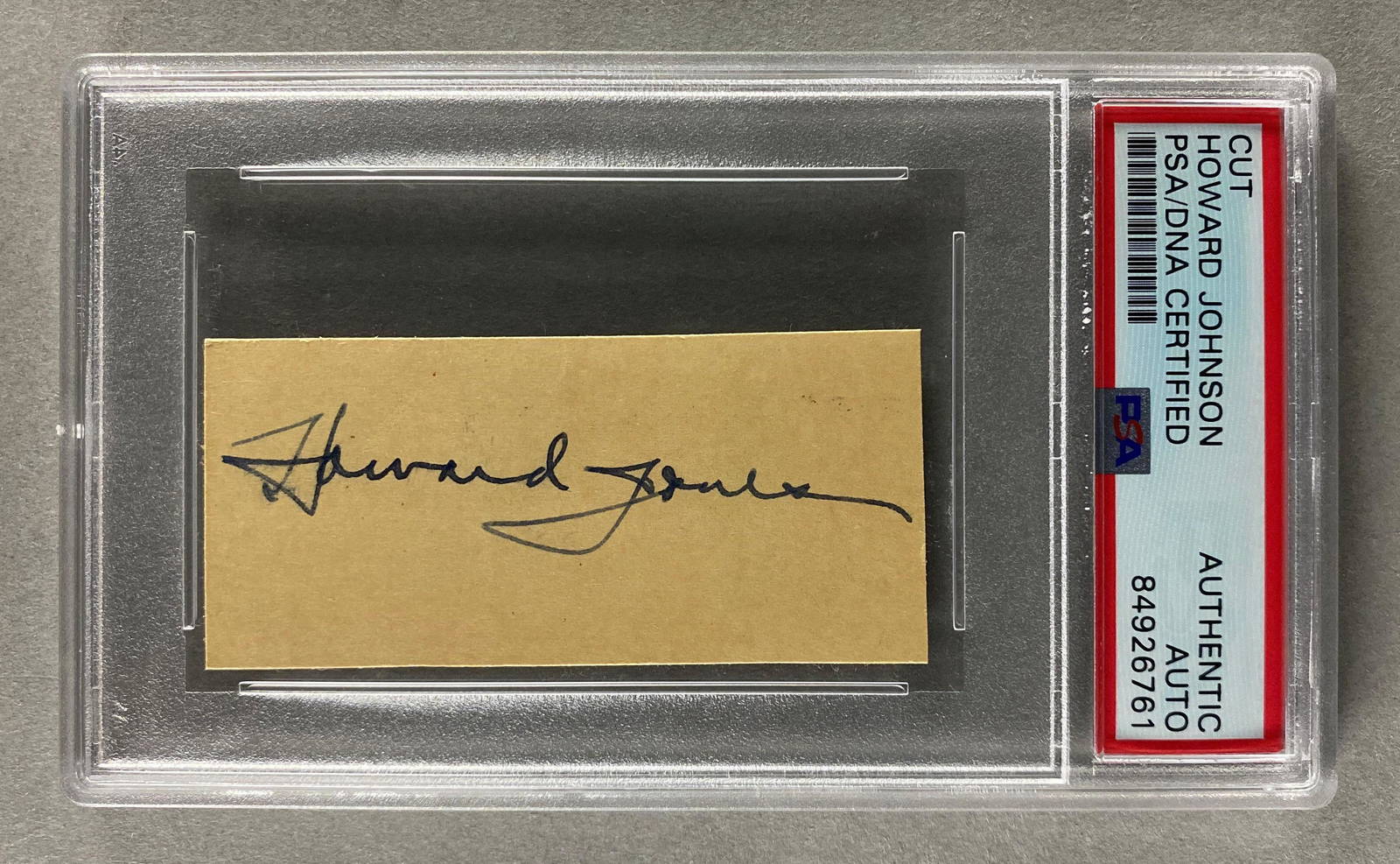 1939 Howard Johnson - Football Player Cut Signature From Postcard Psa ...