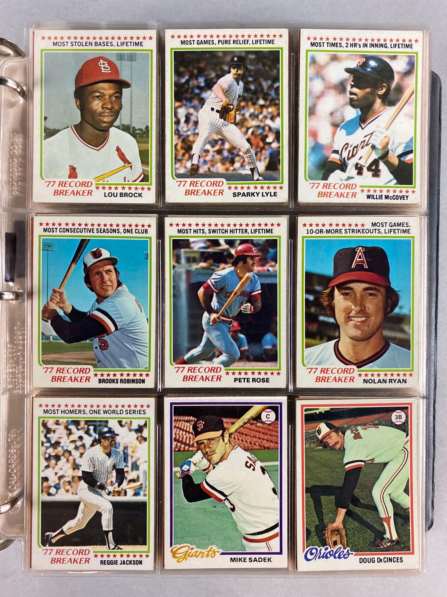 1978 Topps Baseball Complete Set Auction