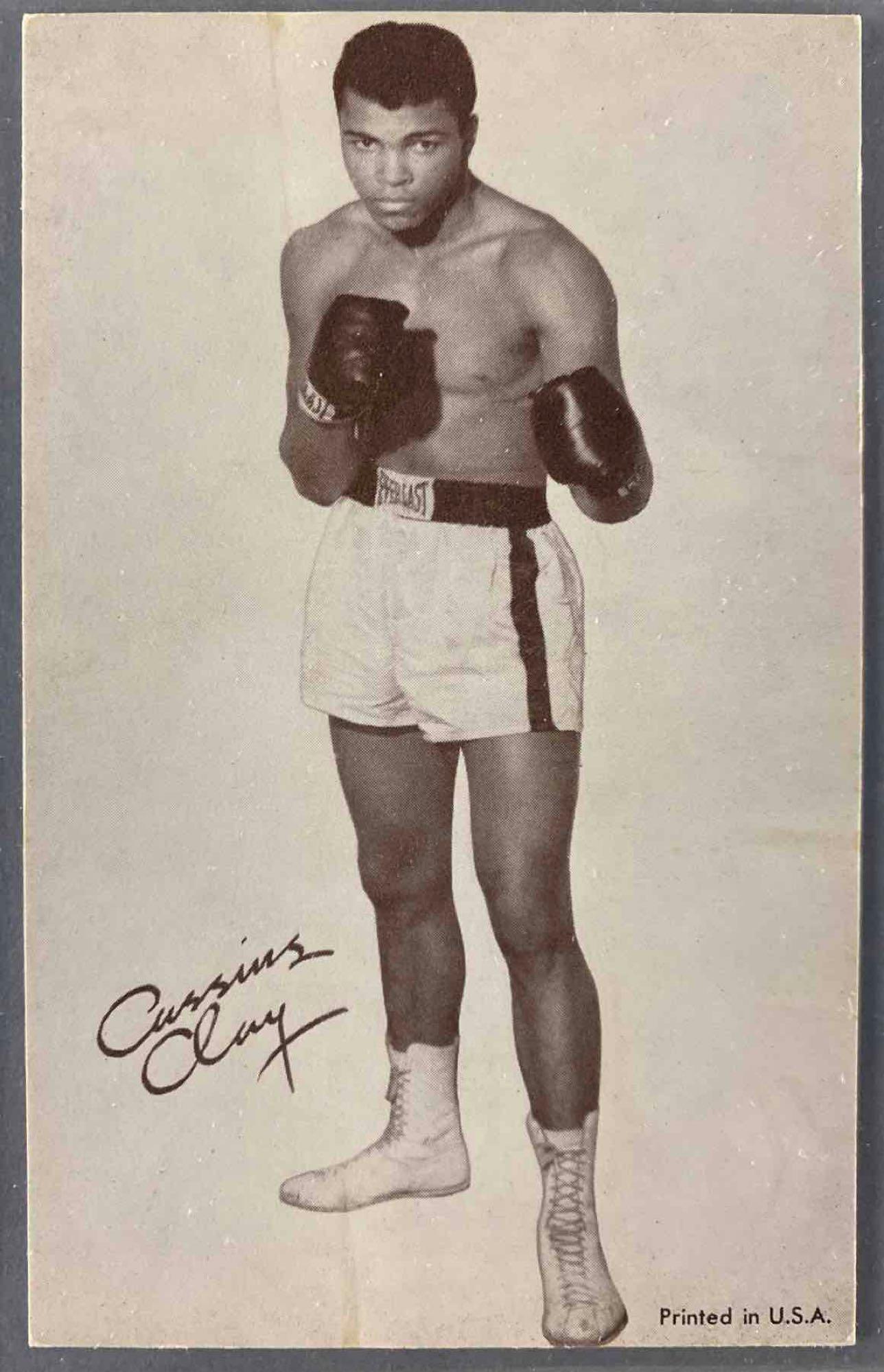 1960 Exhibits Cassius Clay Muhammad Ali - Rookie Card Auction