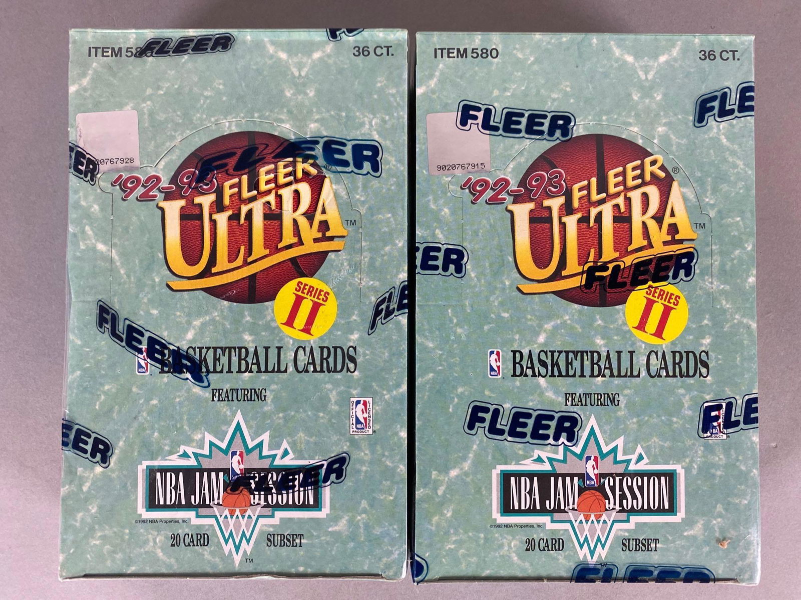 2 - 1992 - 93 Fleer Ultra Basketball Series 2 Factory Sealed Boxes Auction