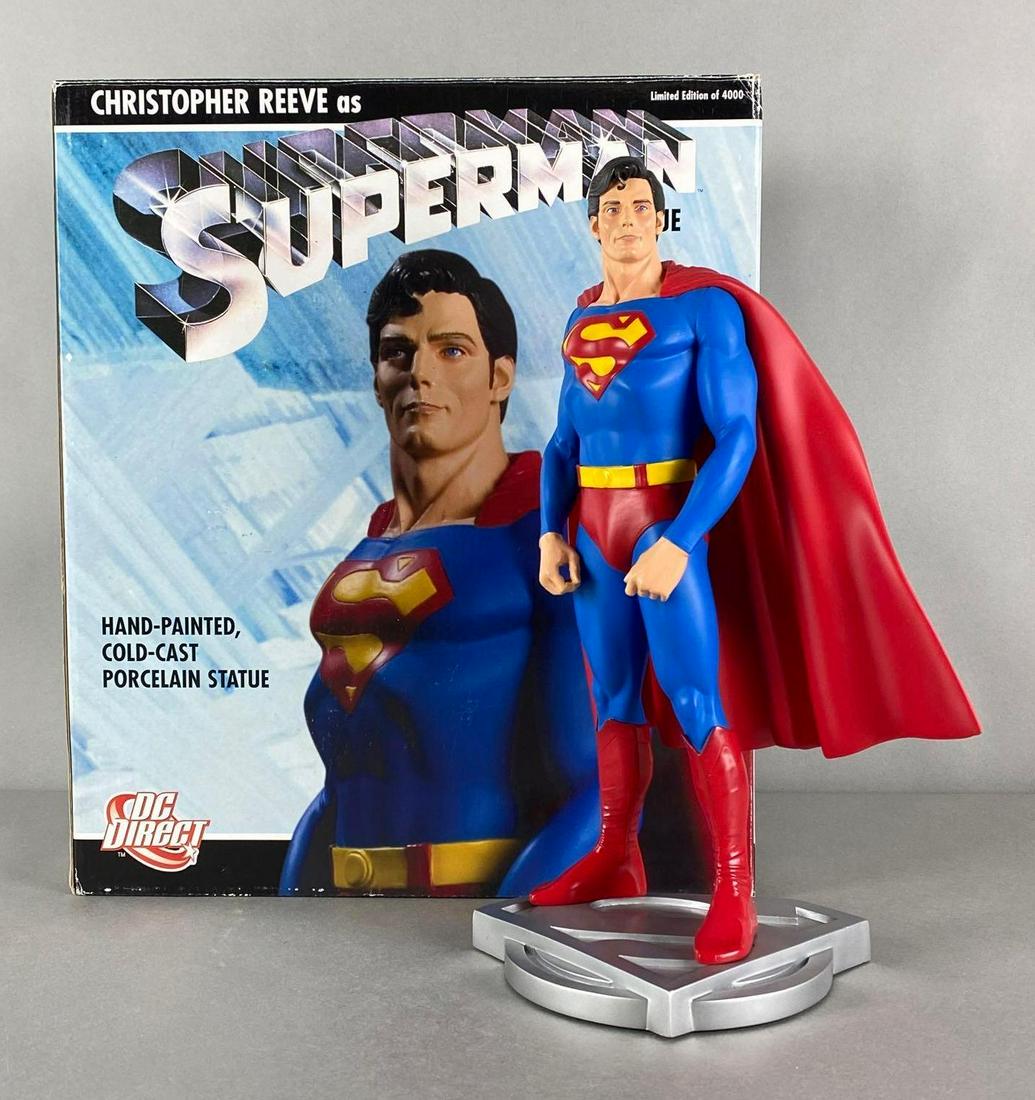 Dc Direct Christoper Reeve As Superman Limited Edition Statue Auction