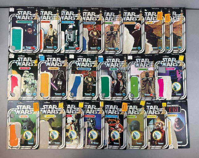 Group Of 23 Kenner Star Wars Card Backs