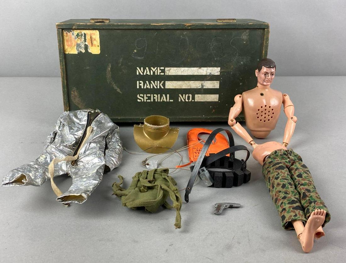 Hasbro Talking Gi Joe With Accessories And Case Auction