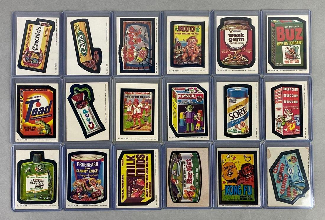 Group Of 18 1980 Topps Whacky Package Cards Auction
