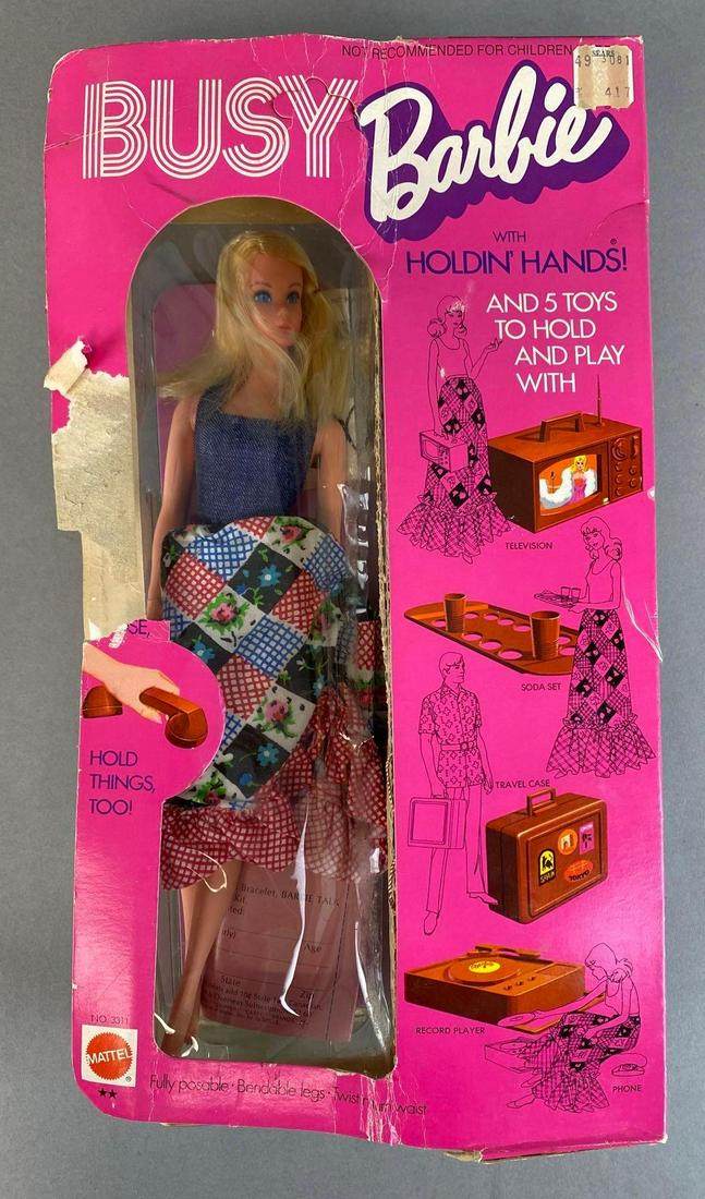 Vintage Mattel Busy Barbie With Holdin Hands Fashion Doll Auction
