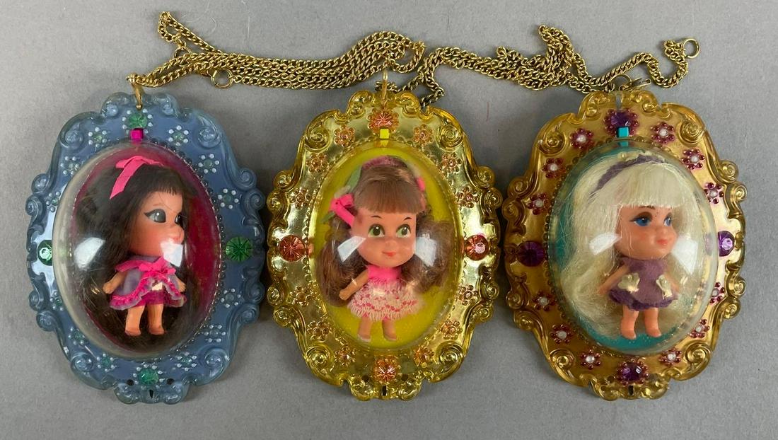 Group Of 3 Vintage Mattel Lucky Locket Kiddles Auction