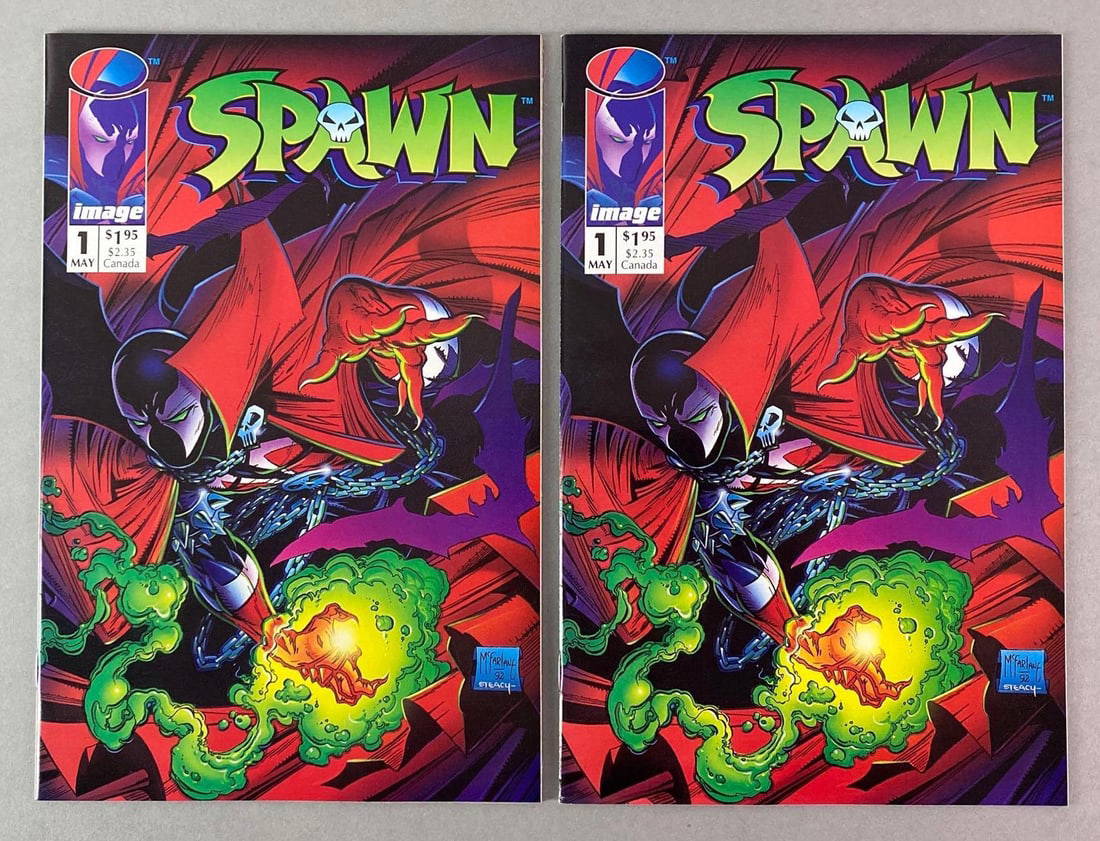 Group Of 2 Image Spawn No. 1 Comic Books Auction