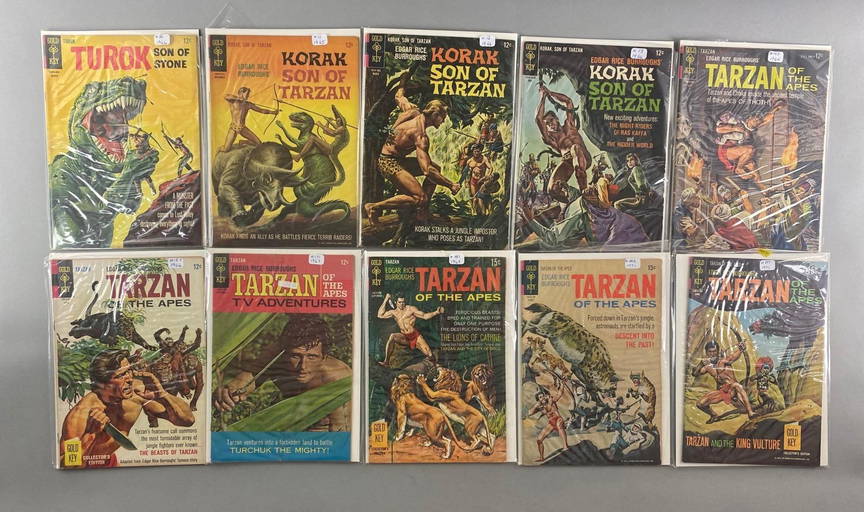 Group Of 10 Assorted Gold Key Comic Books