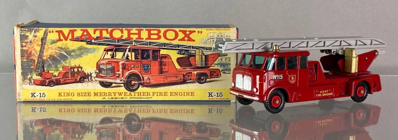 Matchbox King Size No. K15 Merryweather Fire Engine Auction