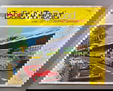 1967 Matchbox Super Build A Road Playset, Boxed