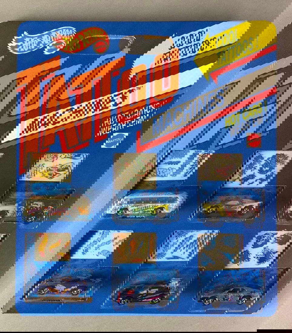 Hot Wheels Tattoo Machines Die-cast Vehicle Pack Auction
