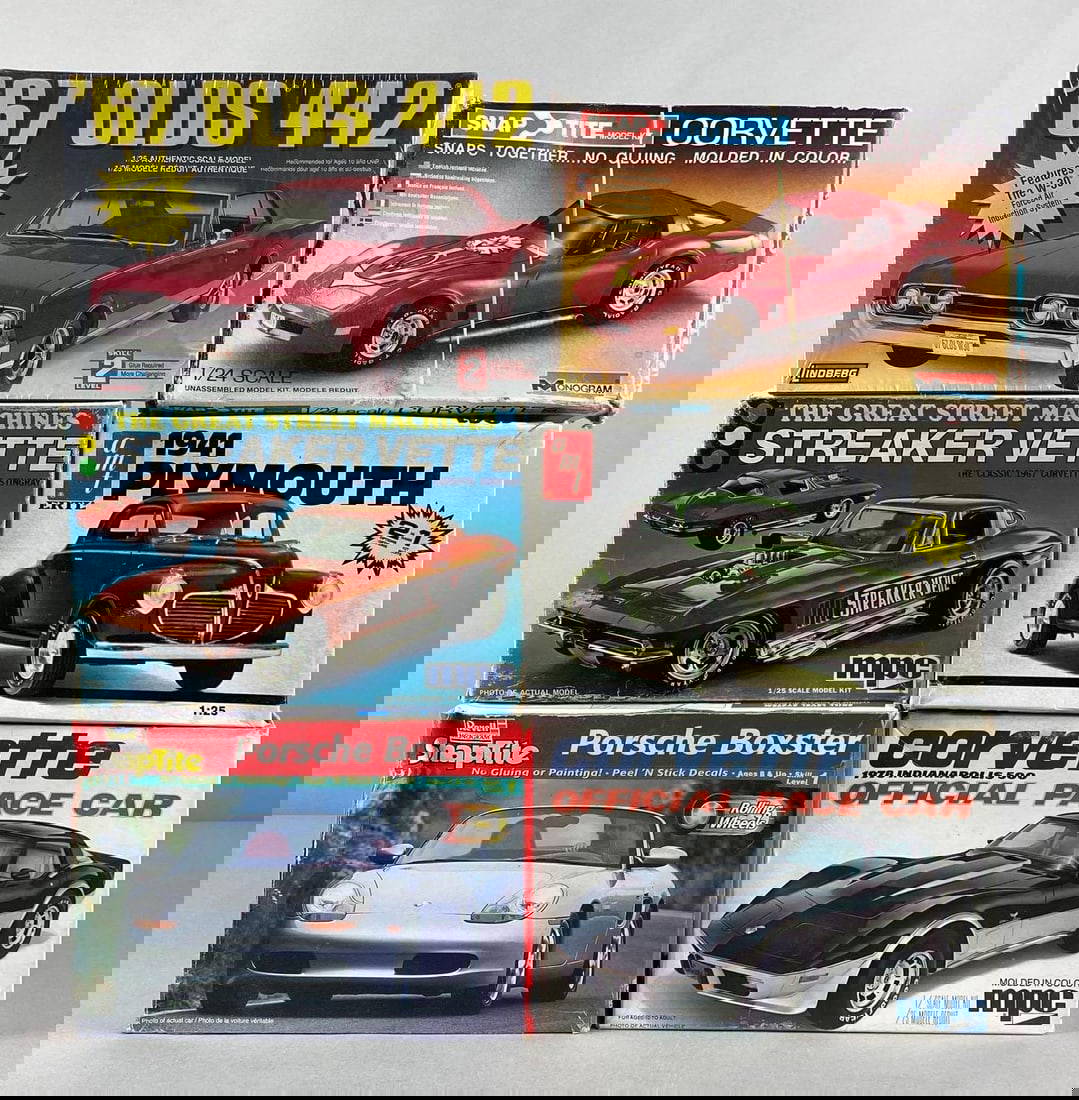 Group Of 6 Assorted Vehicle Model Kits Auction