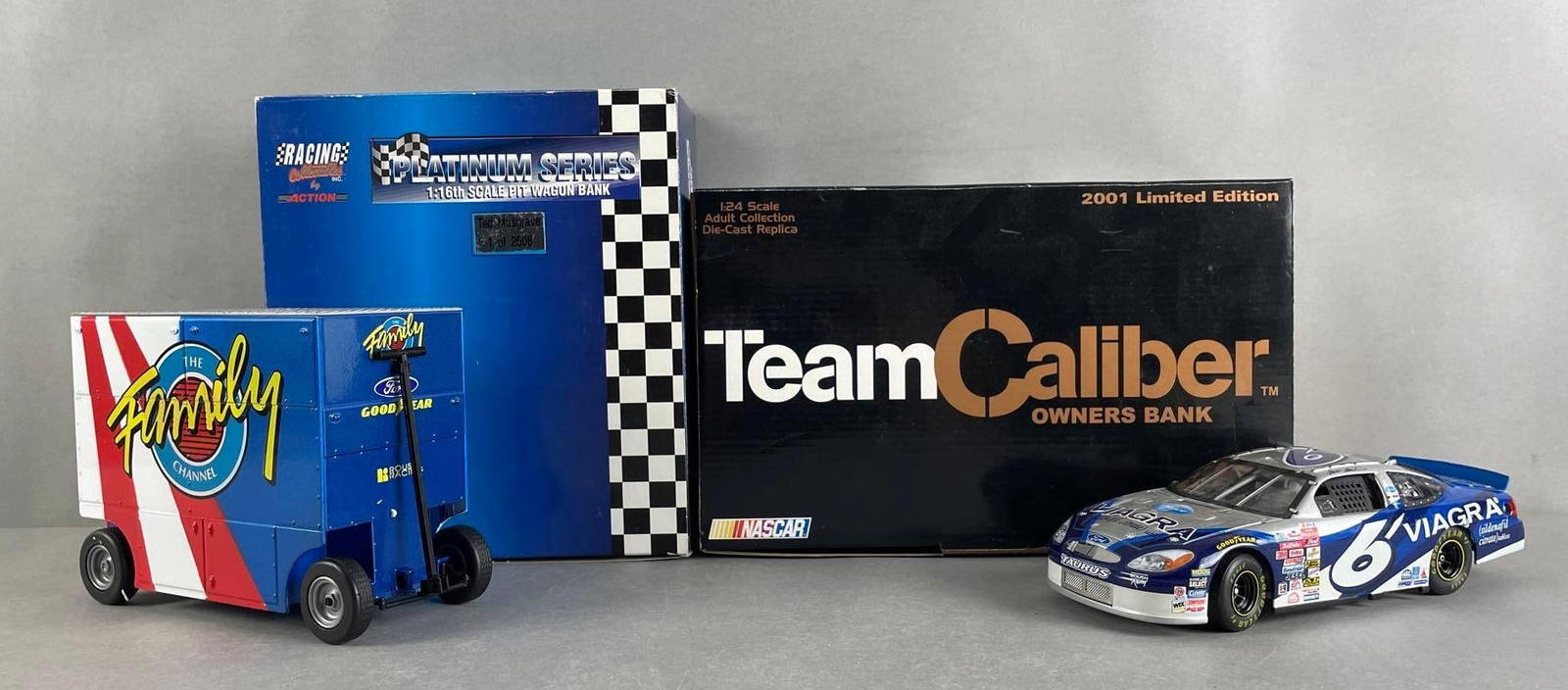 Group Of 2 Limited Edition Racing Diecast Banks Auction