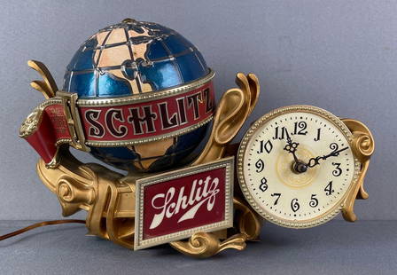 Schlitz Beer Light Up Clock