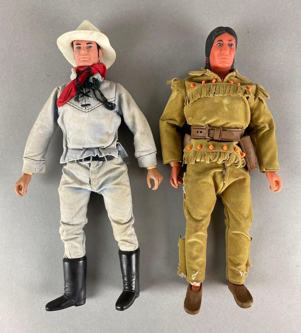 Group Of 2 Gabriel Toys The Lone Ranger Action Figures
