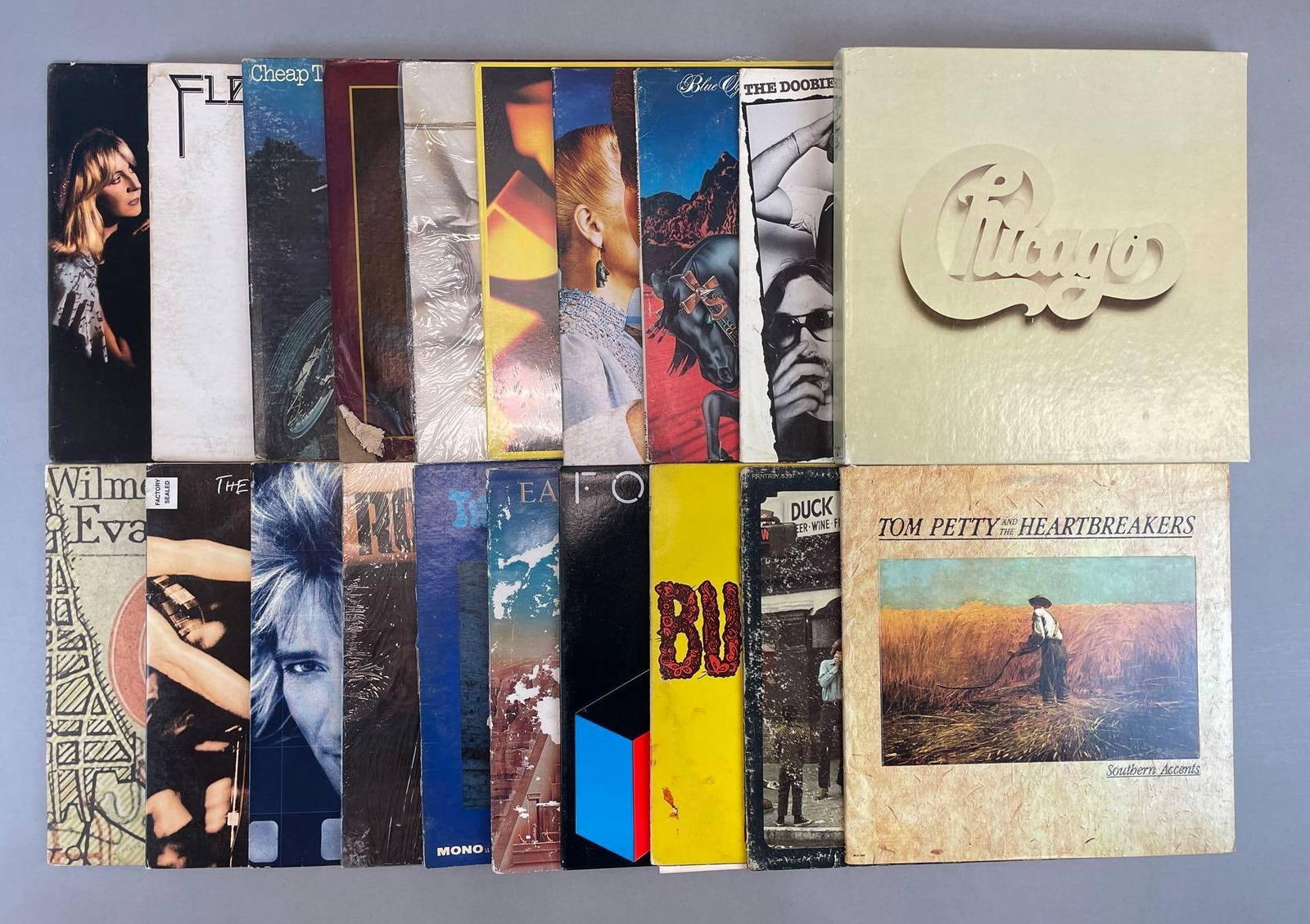 Group Of 20 Vintage Classic Rock Vinyl Records Auction