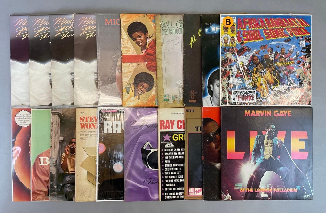 Group Of 20 Vintage R And B Vinyl Records Auction