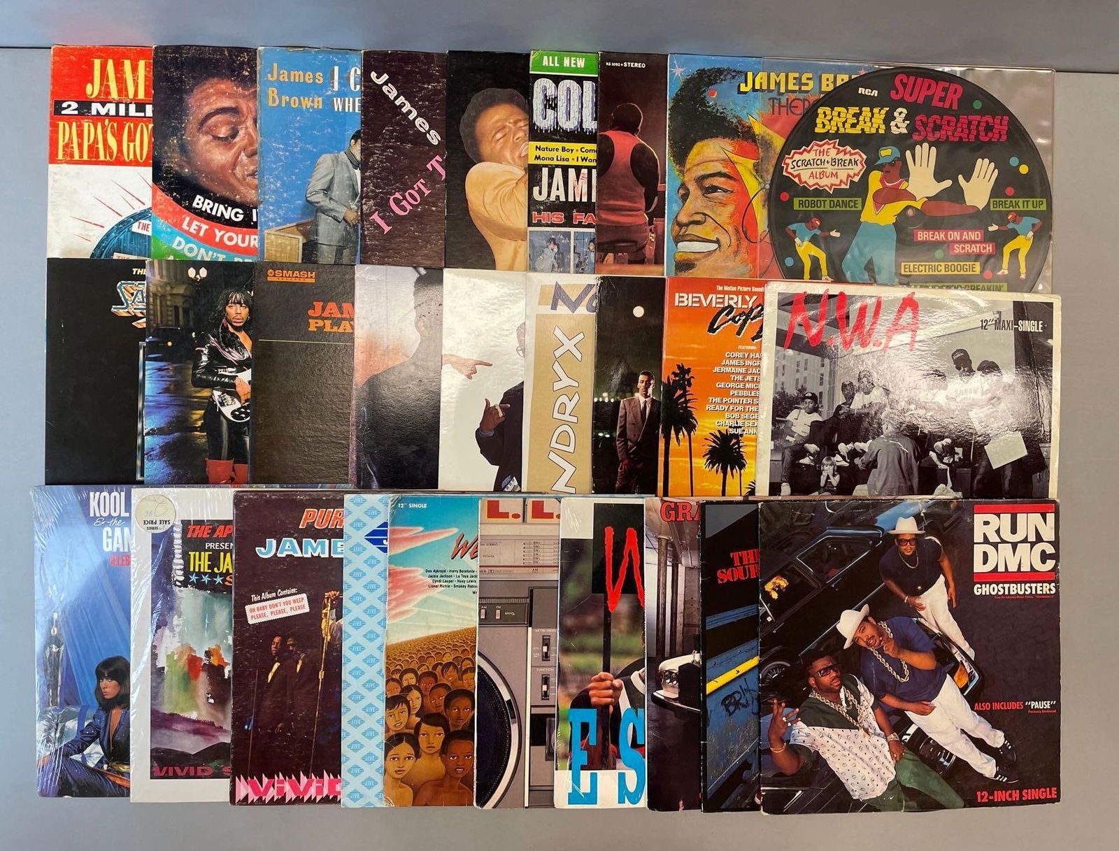 Group Of 25+ Funk And Rap Vinyl Records Auction