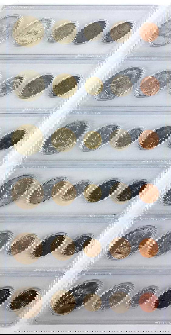 Group Of (6) 1954, 57-59, And 61 Us Coin Sets Auction