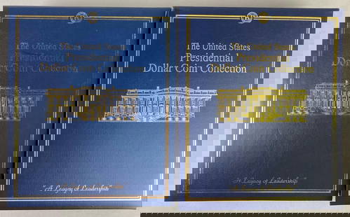 United States Presidential Dollar Coin Collection W/emp