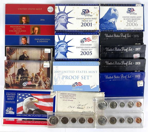 Group Of (10+) Us Coin Sets