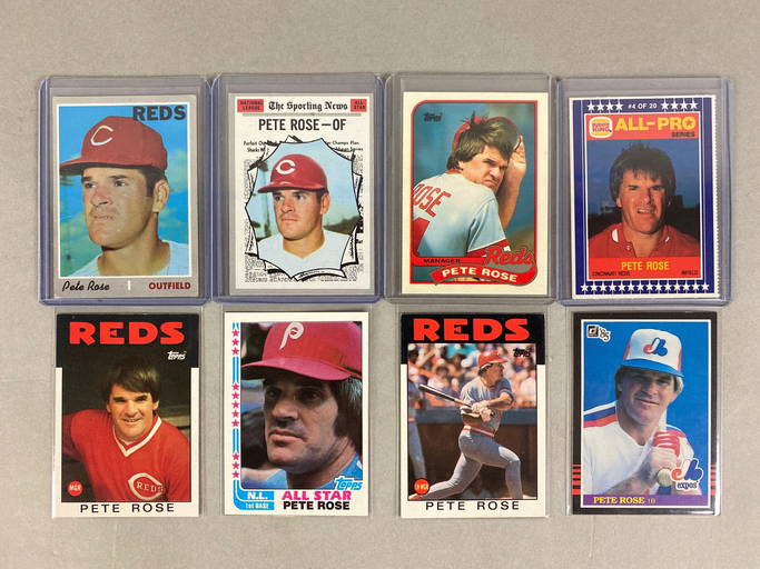 8 1970 89 Pete Rose Cards