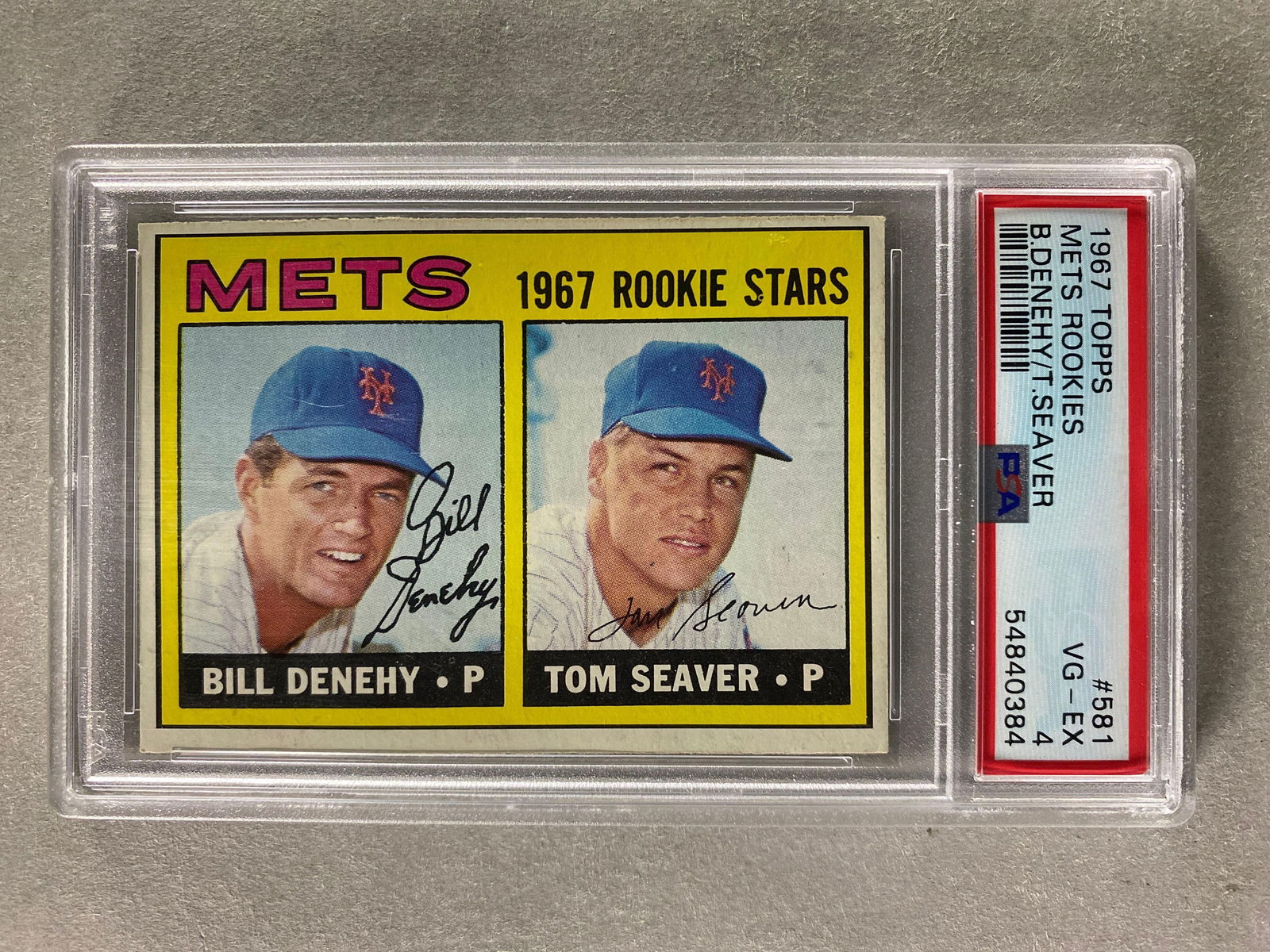 1967 Topps Tom Seaver Mets Rookies #581 Psa 4 Auction