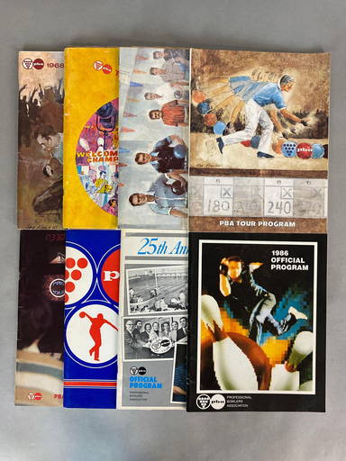 8 1960s 80s Pba Tour Official Programs