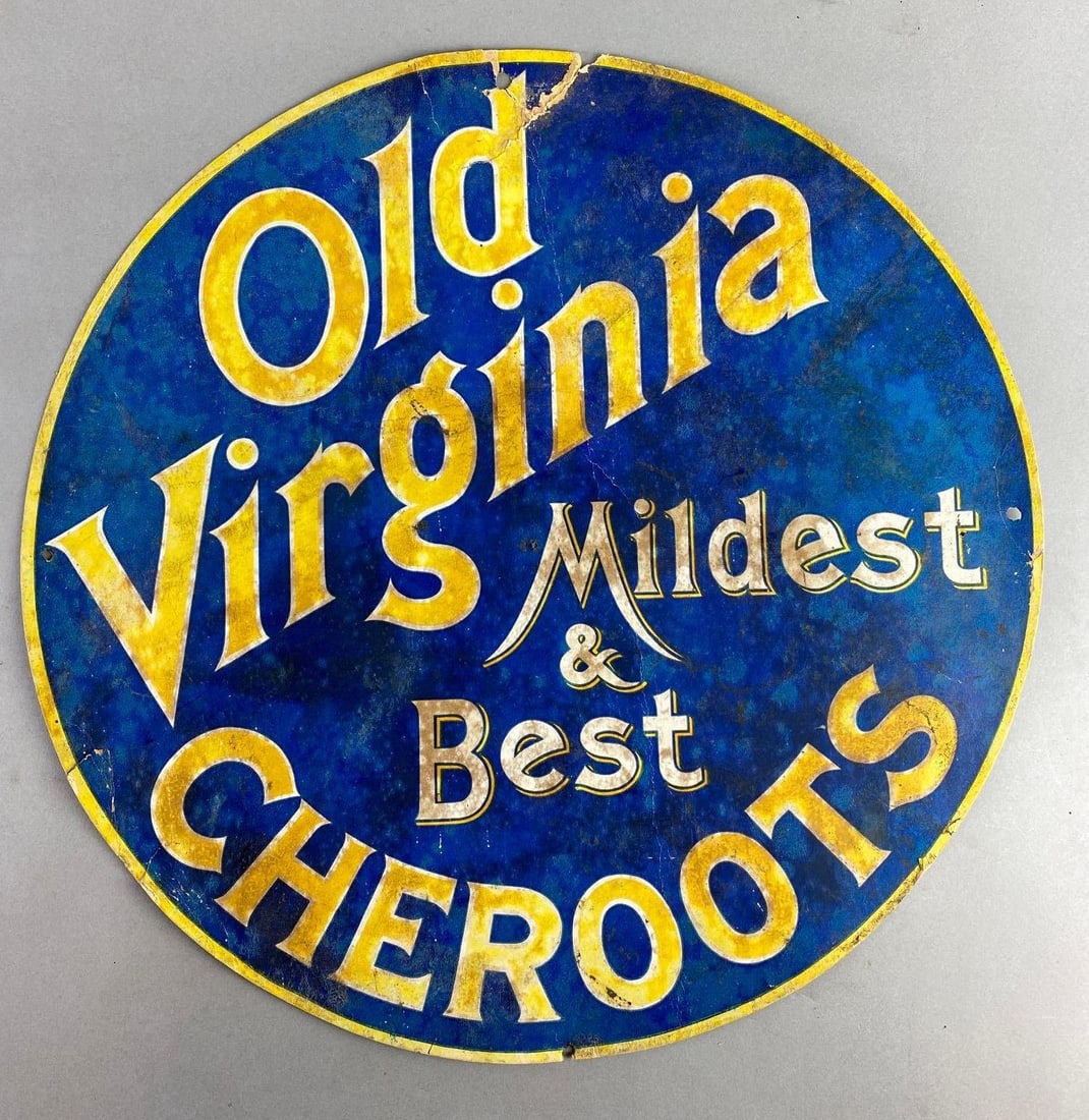 Rare Antique Old Virginia Cheroots Country Store Advertising Circular ...