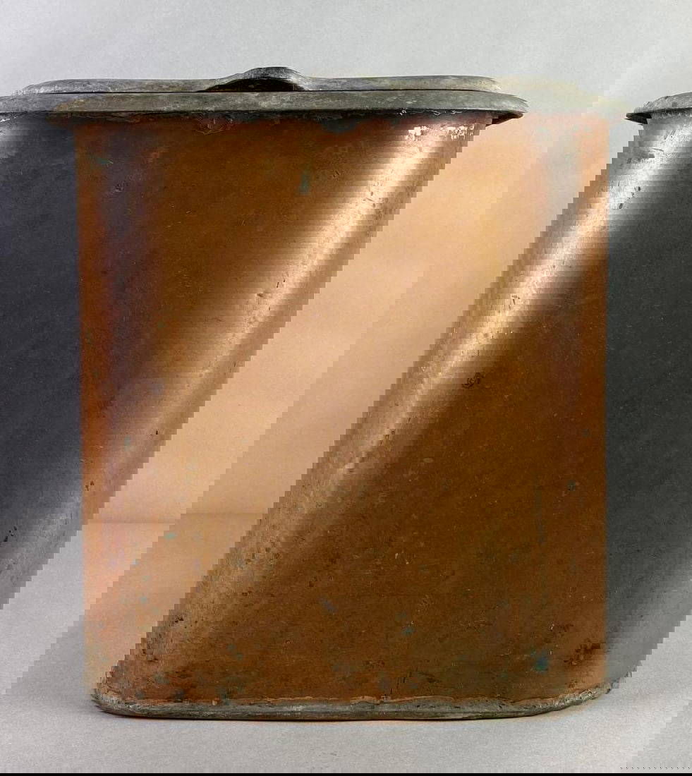 Antique Copper Ice Cream Storage Container Auction