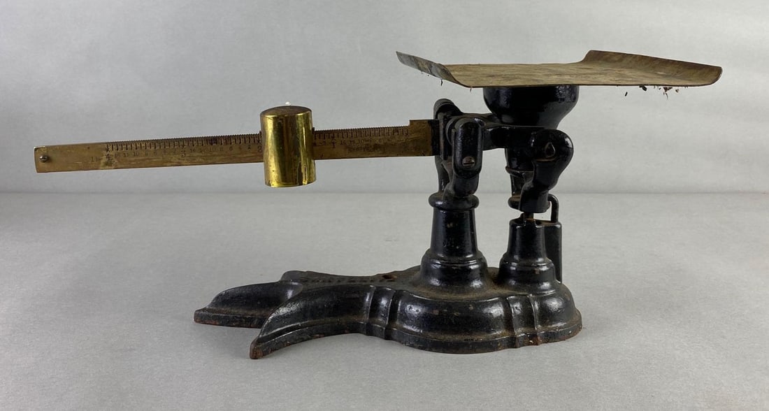 Antique Fairbanks Cast Iron Crows Foot Scale Auction