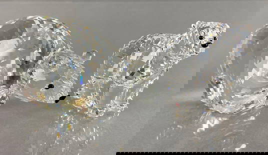 Swarovski Crystal Bear In A Box