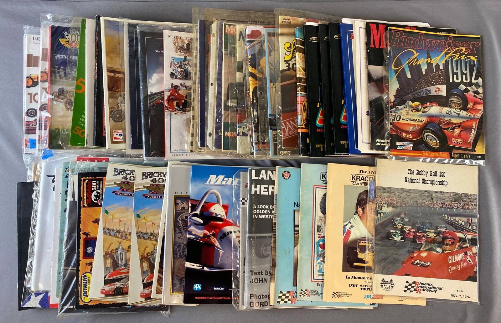 50+ Auto Racing Programs And Souvenir Publications Auction