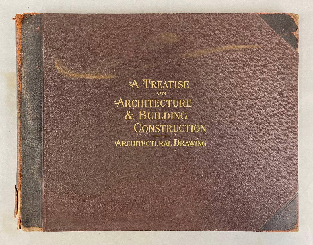 1899 Architectural Drawing Book Auction