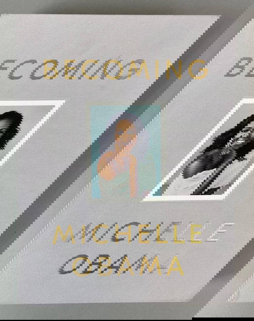 Signed Michelle Obama Becoming Autobiography Auction