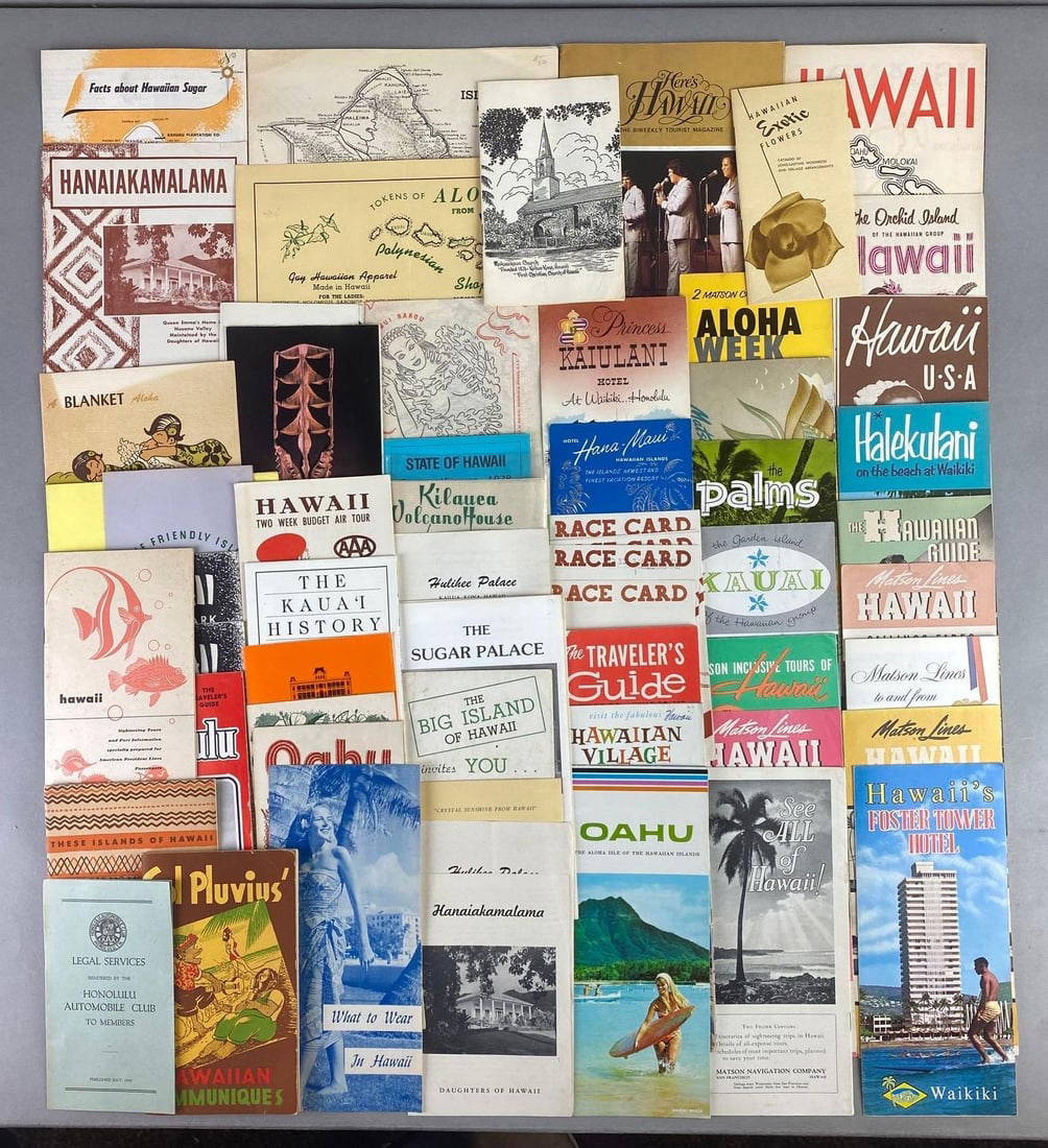 Group Of 70+ Hawaiian Ephemera Auction