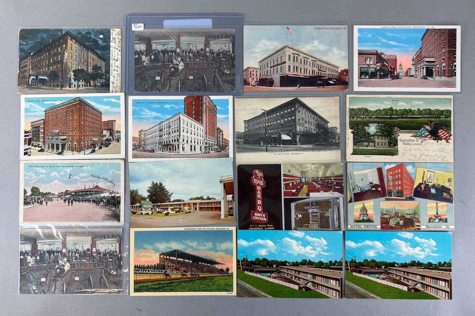 Postcards 100+ Springfield Illinois Auction