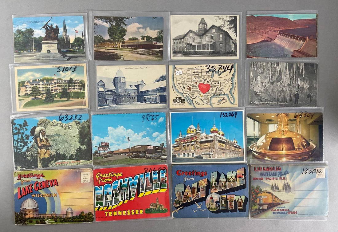 Postcards 650+ Various States Auction
