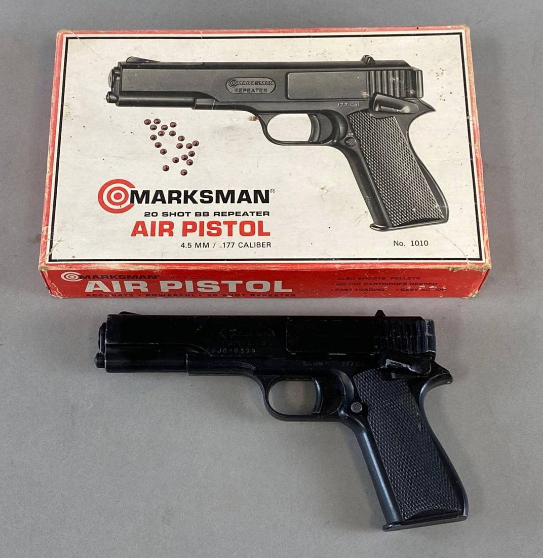 Marksman Air Pistol 20 Shot Bb Repeater Auction