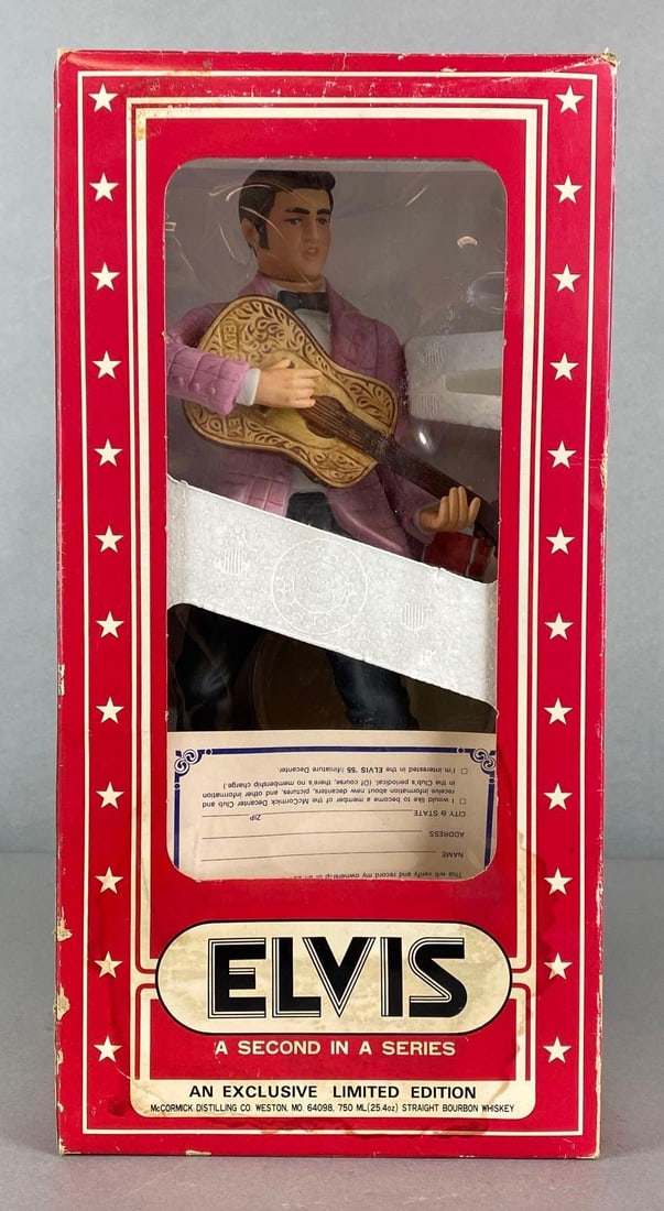 Mccormick Distilling Co Limited Edition Elvis Whisky Decanter Auction