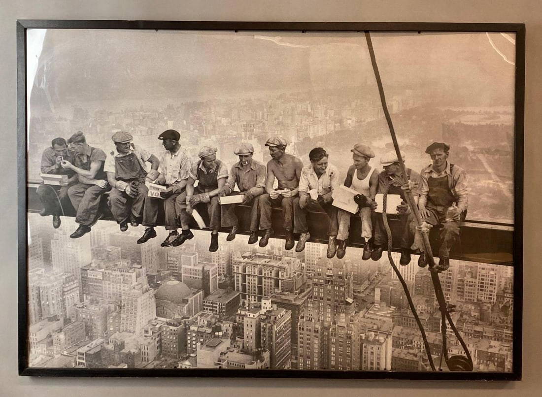 Lunch Atop A Skyscraper Classic Art Poster Auction