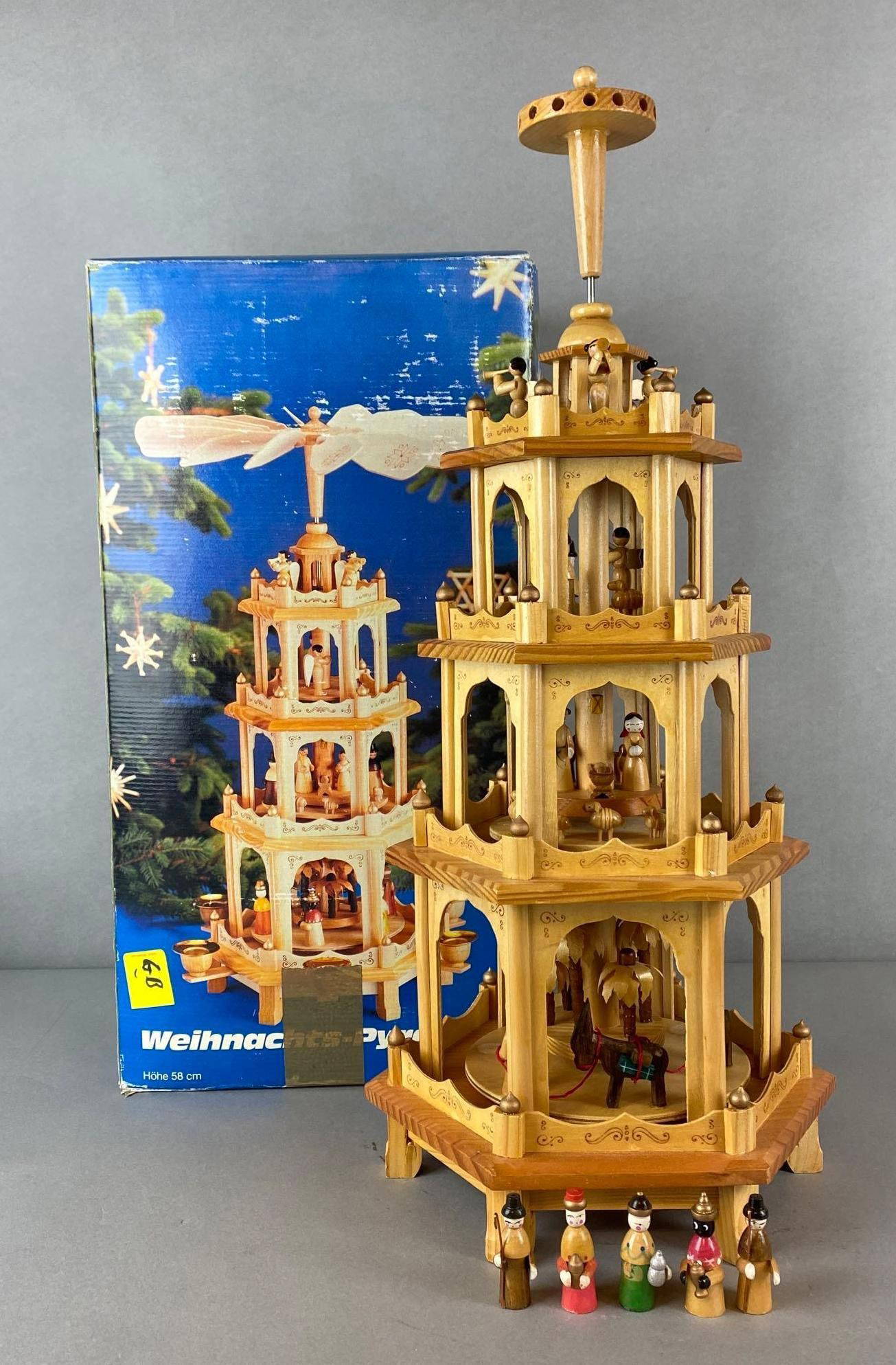 Weihnachts-pyramide German Windmill Pyramid Auction